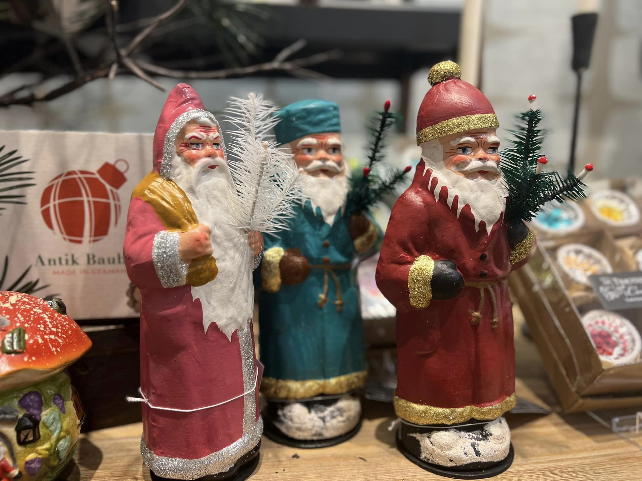 German Paper Mache Candy Containers Old World Accents